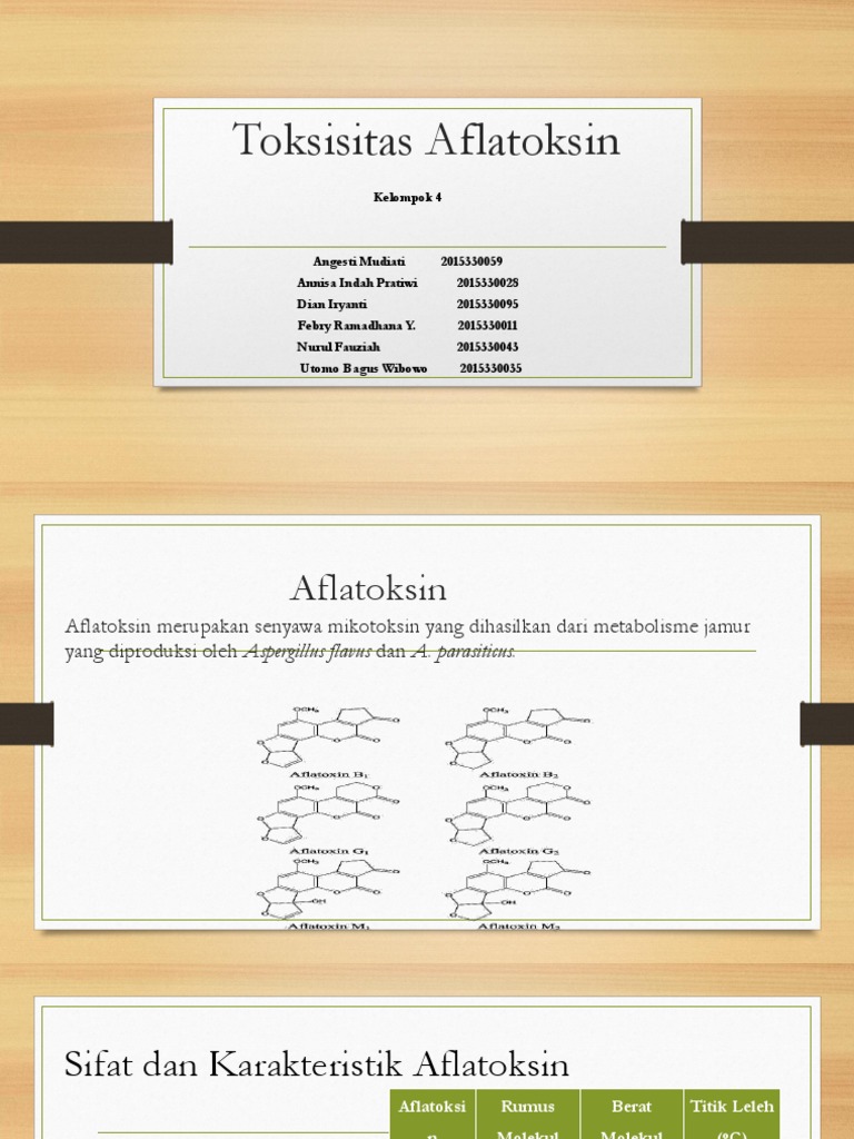 Toksisitas Aflatoksin | PDF