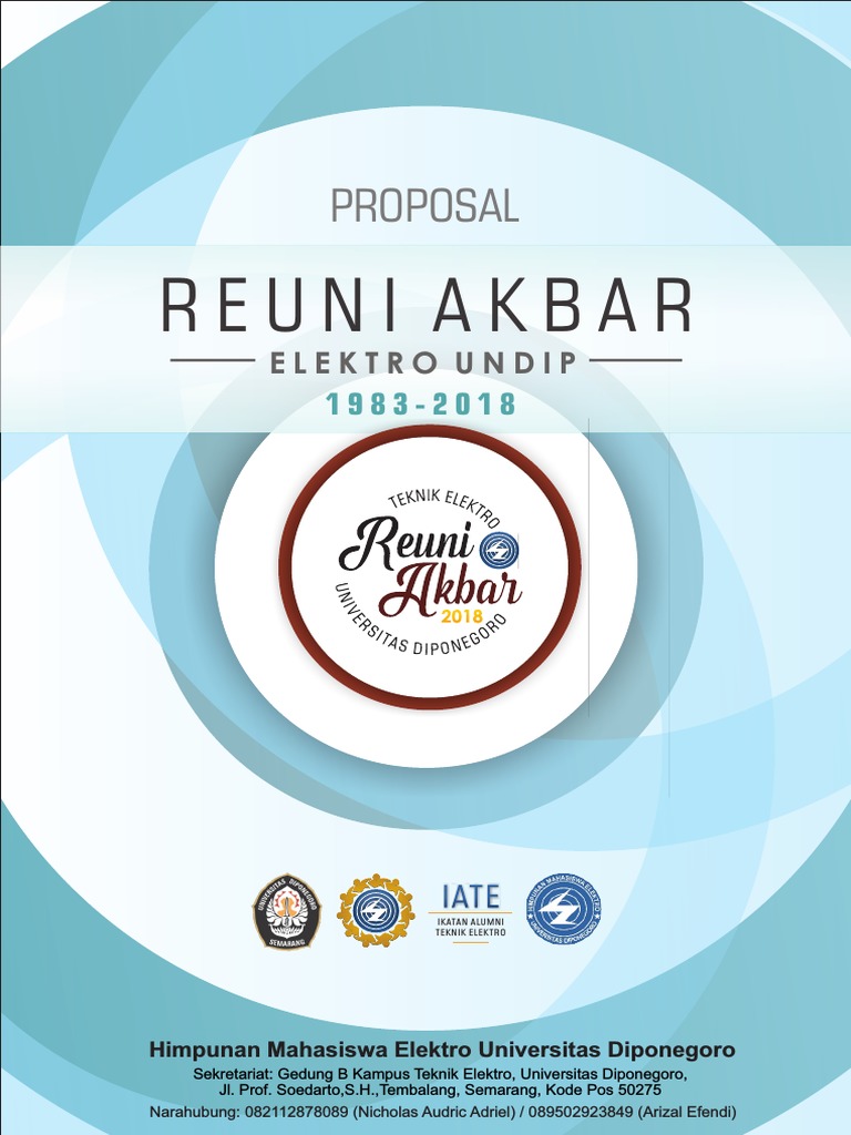 Proposal Reuni Akbar Teknik Elektro Undip | PDF