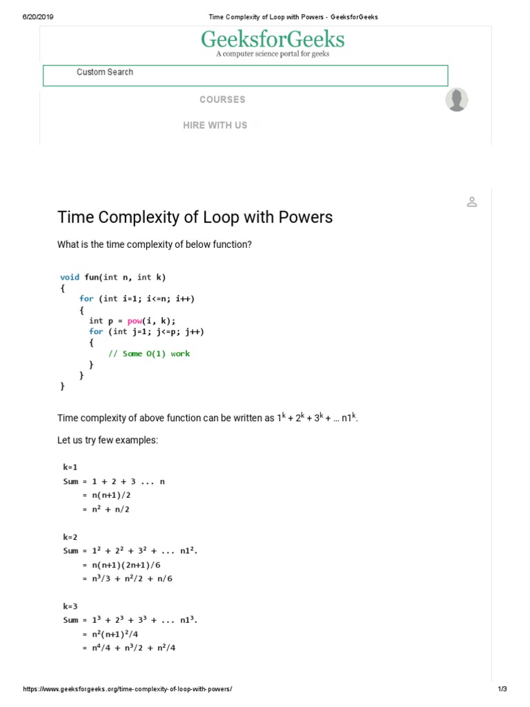 Time Complexity | PDF | Time Complexity | Algorithms And Data Structures