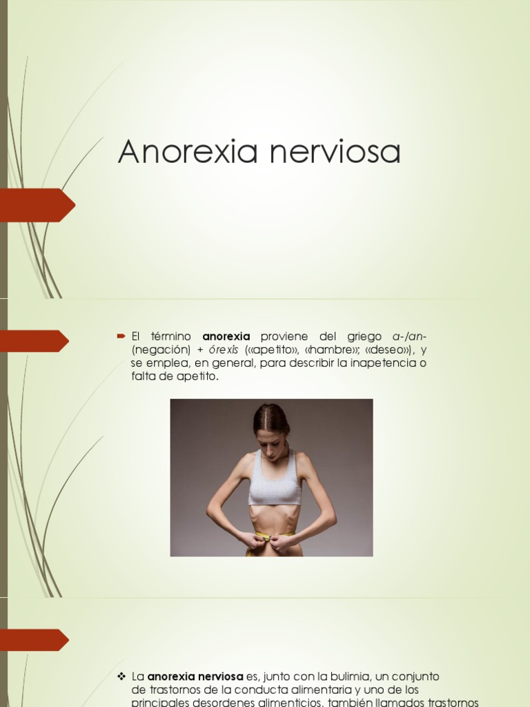 Anorexia Nerviosa: Causas y Tratamiento | PDF | Anorexia nerviosa ...