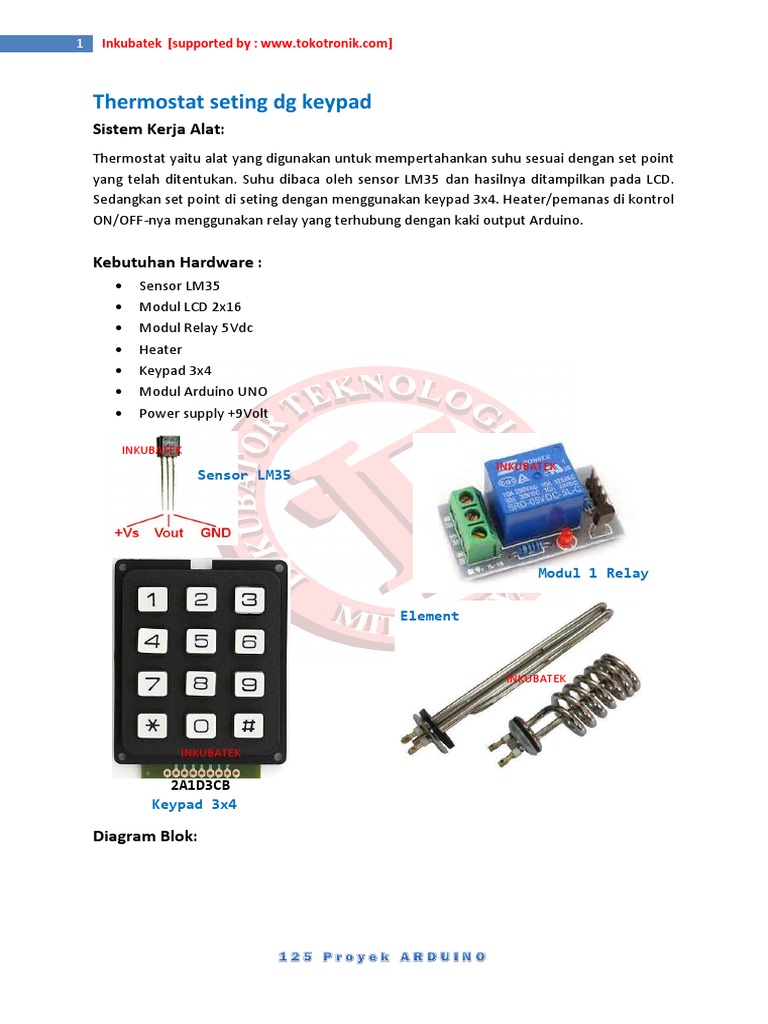 Arduino Thermostat Setup Guide | PDF | Central Processing Unit | Arduino