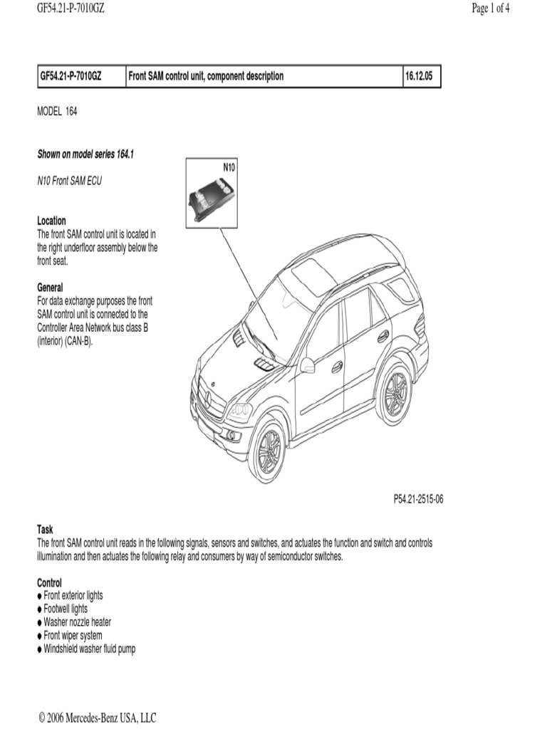 SAM Unit Front Function | PDF | Switch | Motor Vehicle
