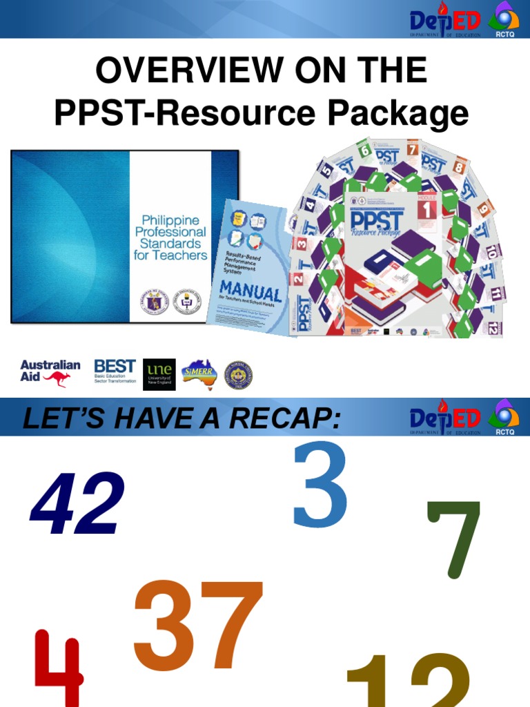 Overview On The PPST-Resource Package: RCTQ RCTQ | PDF | Teachers | Change