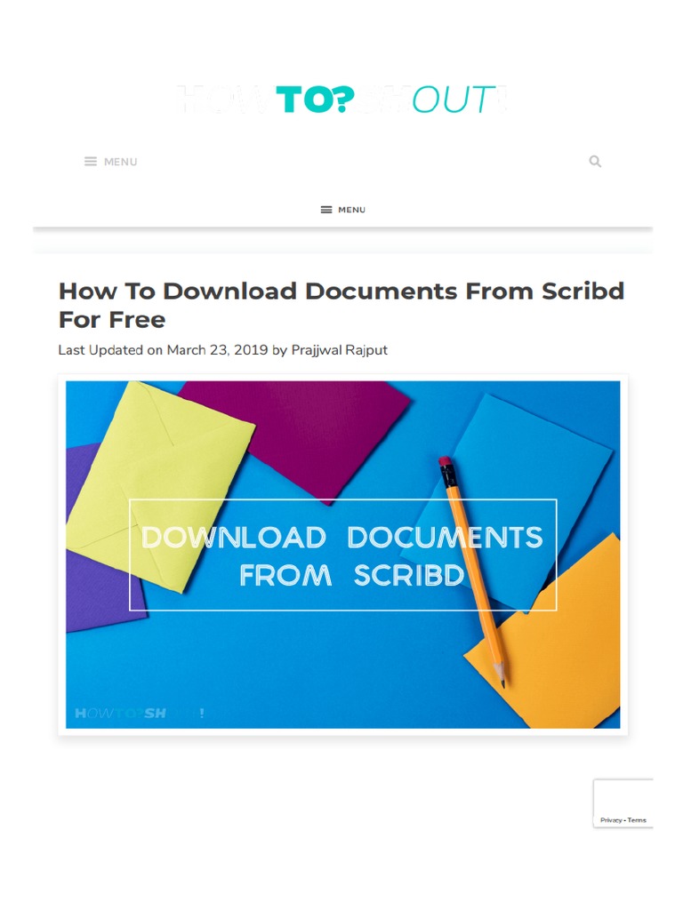 Scribd Downloader - Download Documents From Scribd (Updated PDF | PDF