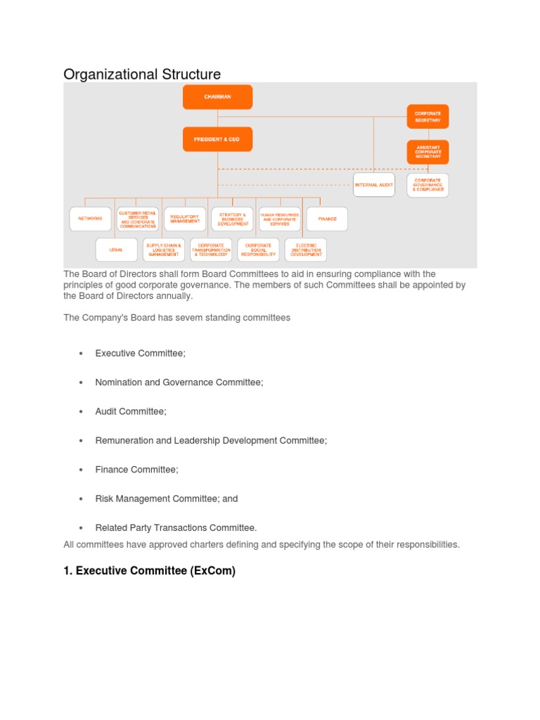 Meralco Board and Committees Overview | PDF