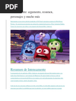 Colorea las Emociones de Intensamente | PDF