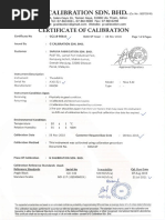 Calibration Certificate Template | PDF