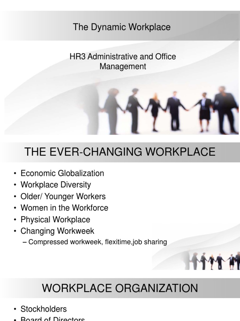 The Dynamic Workplace Chap1 AdminProf | PDF