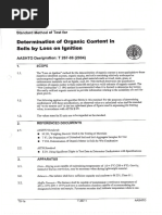 Loss On Ignition Test Method and Procedures For Limestone Sample | PDF