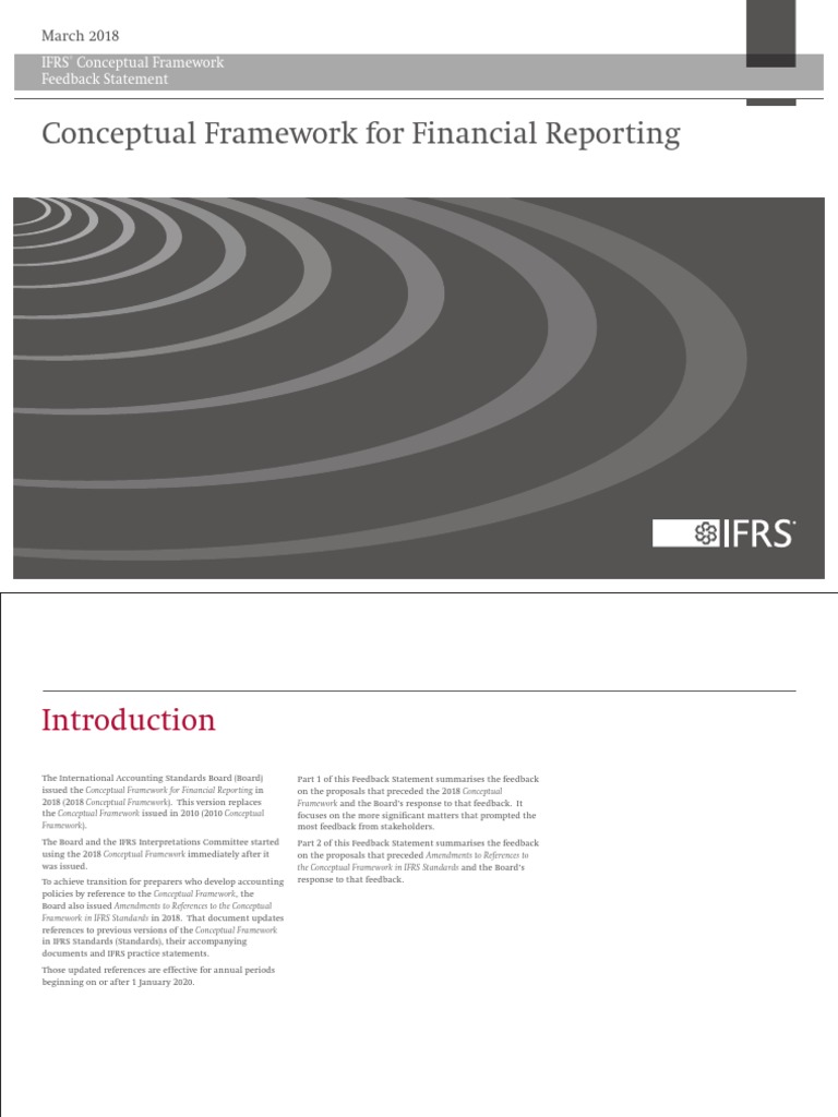 Conceptual Framework Feedback Statement | PDF | International Financial ...