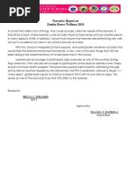 Sports Day Narrative Report 2022-2023 | PDF