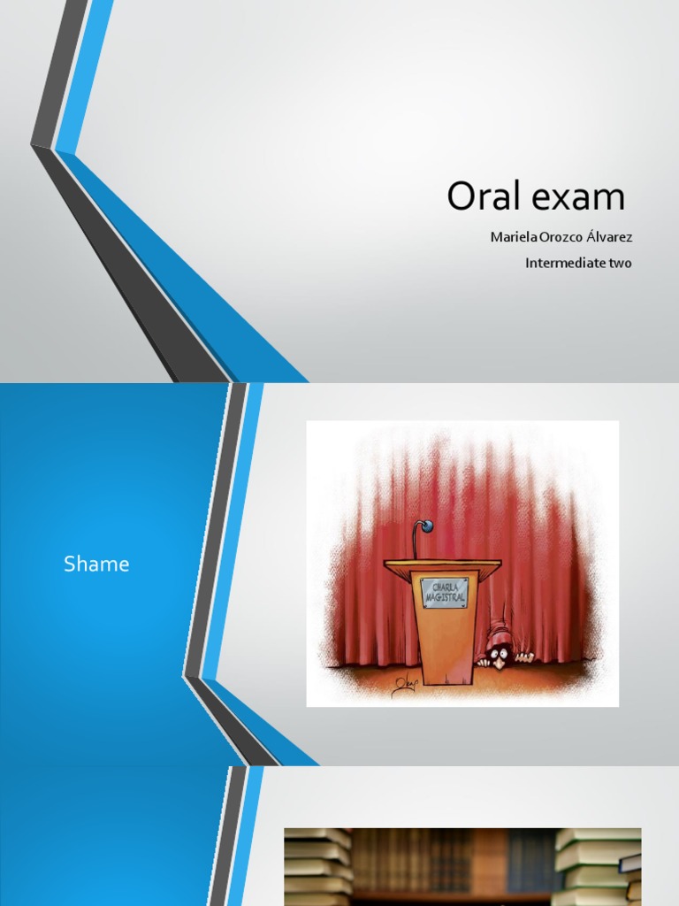 Oral Exam: Mariela Orozco Álvarez Intermediate Two | PDF | Self-Improvement | Wellness