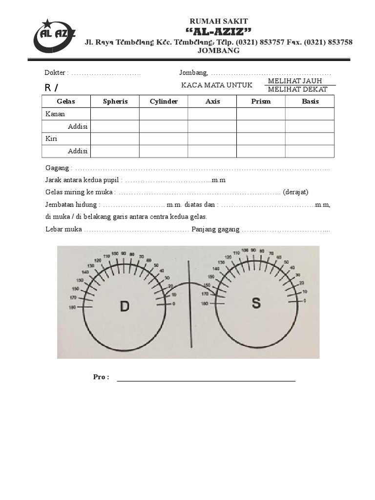 Resep Kacamata Kosong - Perumperindo.co.id