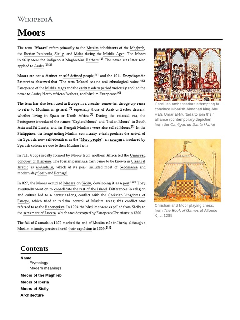 Moors | PDF | Moors | Al Andalus