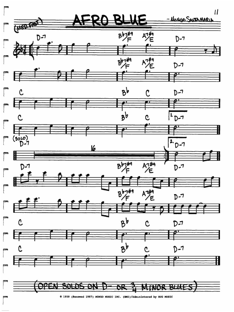 Afro Blue Eb | PDF