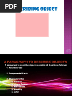 Describing Objects - Paragraph Example | PDF | Shape