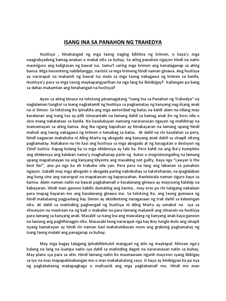 Reaction Paper | PDF