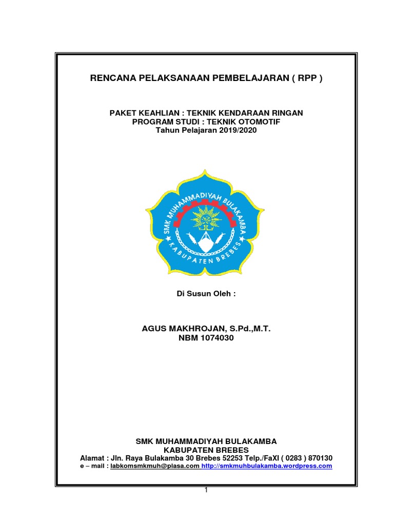 RPP PMKR kd1 | PDF | Karier & Perkembangan
