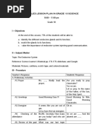 Lesson Plan Grade 10 Mutation | PDF | Genetic Code | Gene