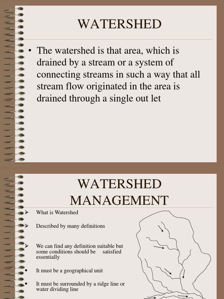 WATERSHED Presentation | Download Free PDF | Drainage Basin | Surface ...