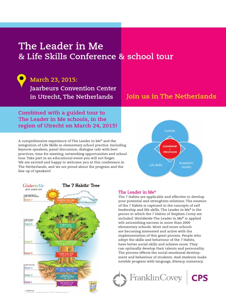 The Leader in Me: & Life Skills Conference & School Tour | PDF ...