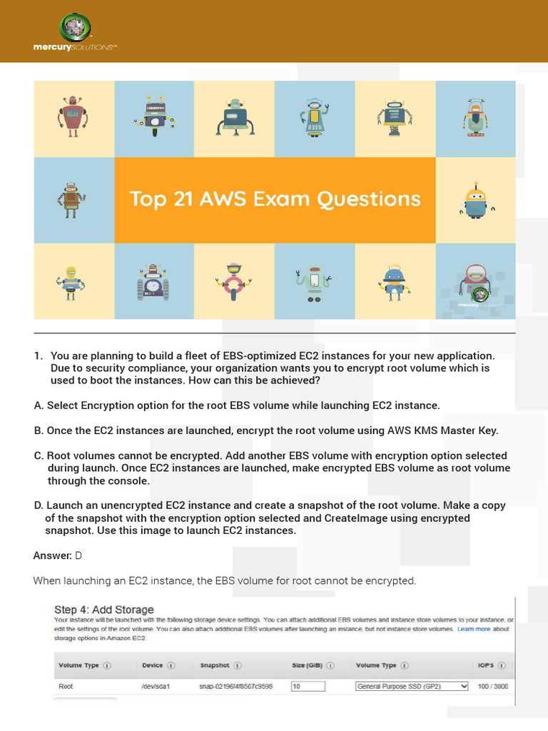 AWS Solutions Architect Exam Questions | PDF | Ip Address | Gateway ...