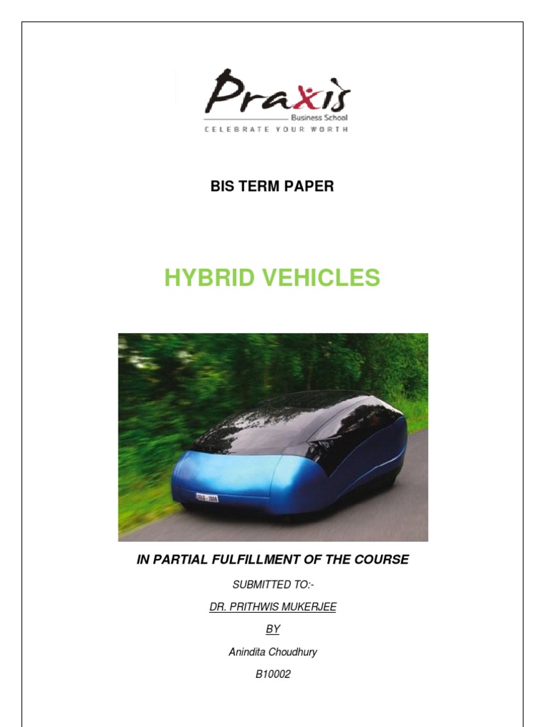 Hybrid Vehicles | PDF