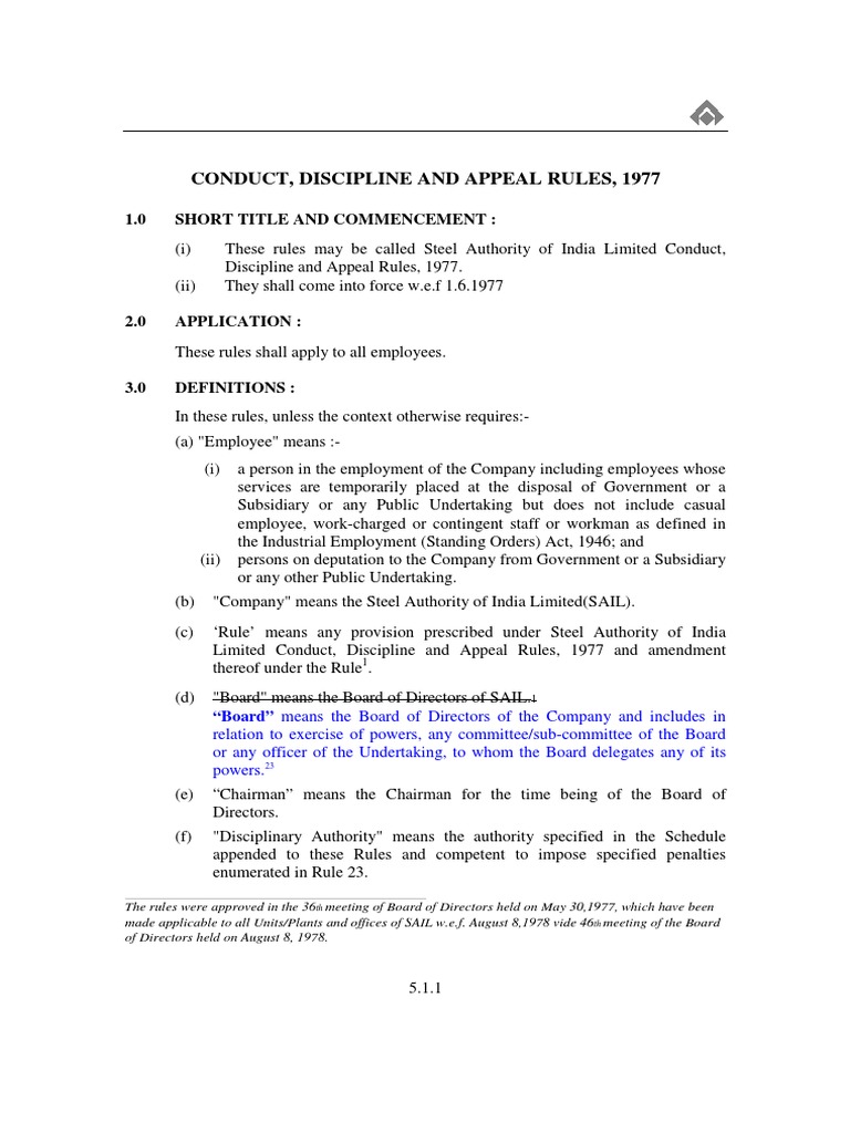 42 - CDA Rules | Download Free PDF | Board Of Directors | Employment