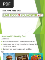 Presentation About Junk Food | PDF | Junk Food | Foods