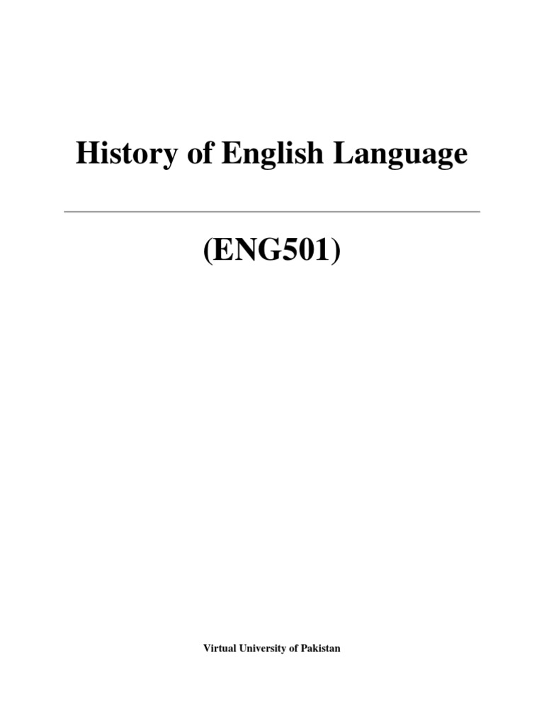 Handouts of History of English Language | PDF | Semantics | Morphology ...