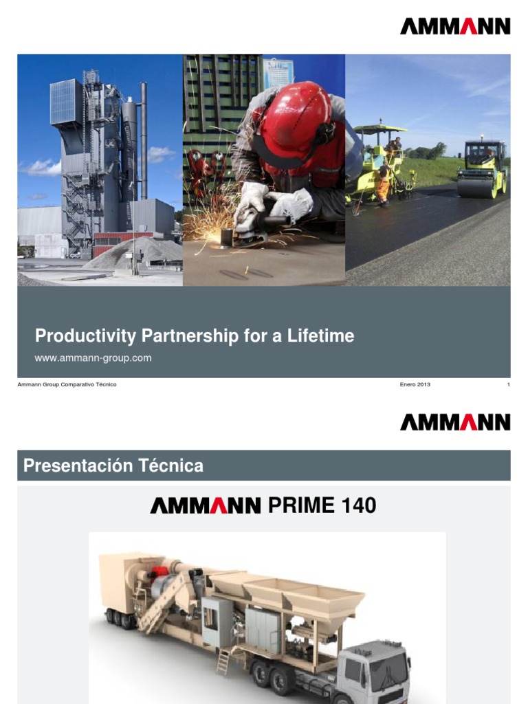 Ammann Prime 140 - ES | PDF | Ingeniería mecánica | Energía y recursos