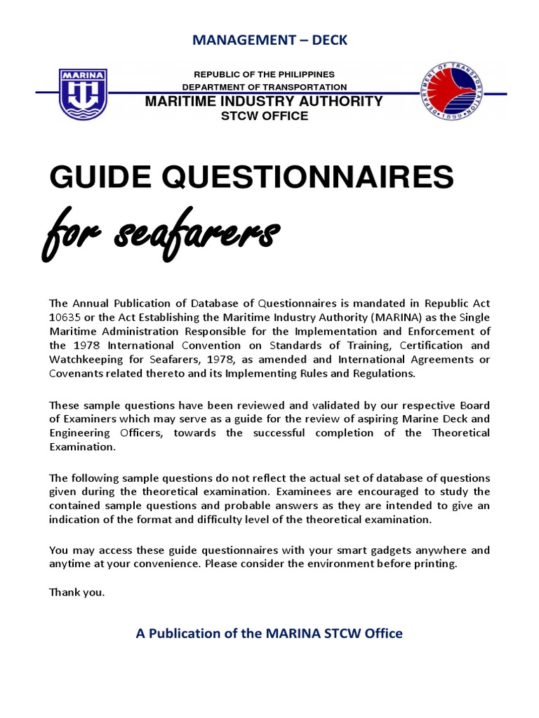 Marina Management Exam Guide | PDF | Ships | Watercraft