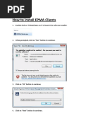 How To Guide - Installation of EPM Add-In Office | PDF