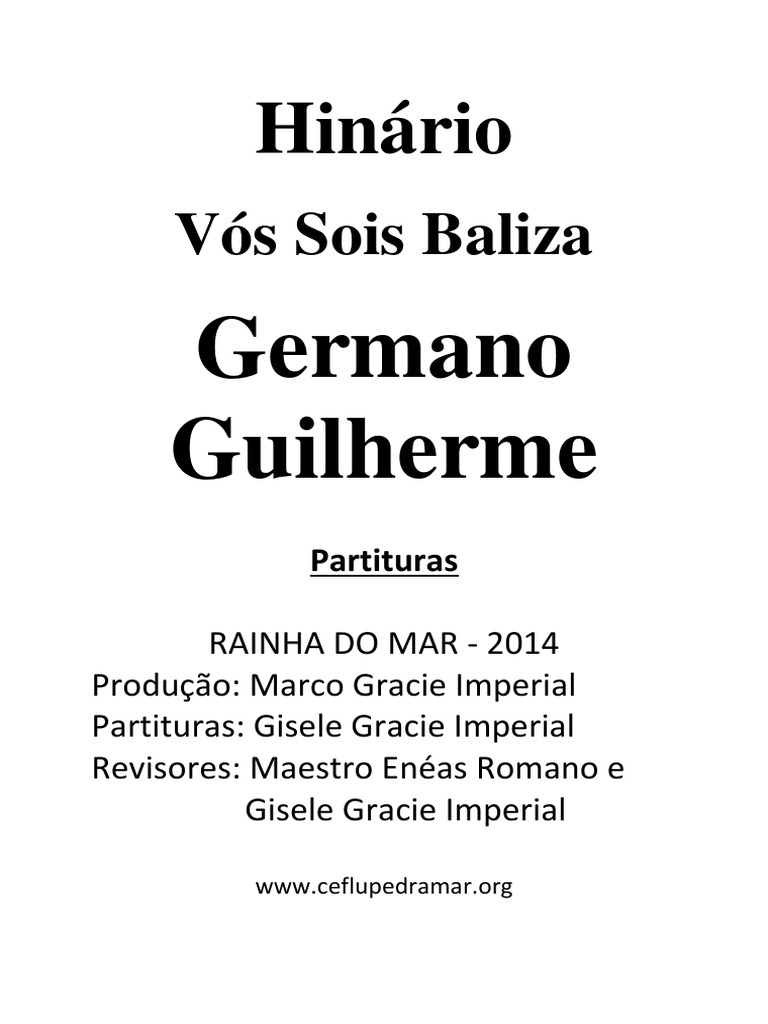 Hinário Germano Guilherme - Partituras PDF | PDF | Natureza