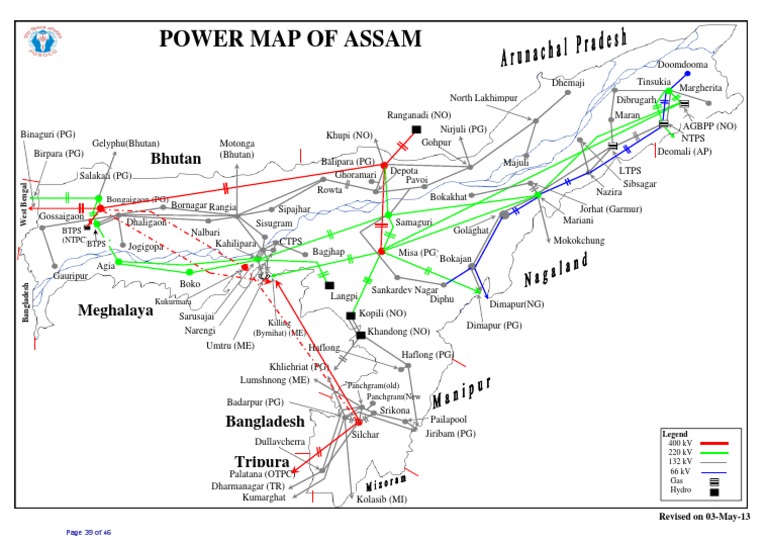 Power Grid Map of Manipur | PDF | Nature