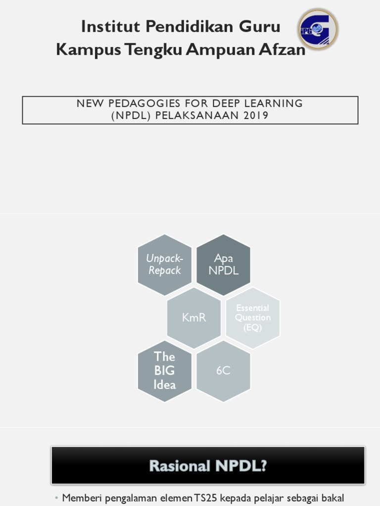 New Pedagogies For Deep Learning 2019 | PDF