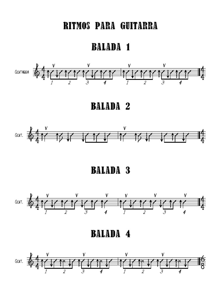 Ritmos P Guitarra | PDF