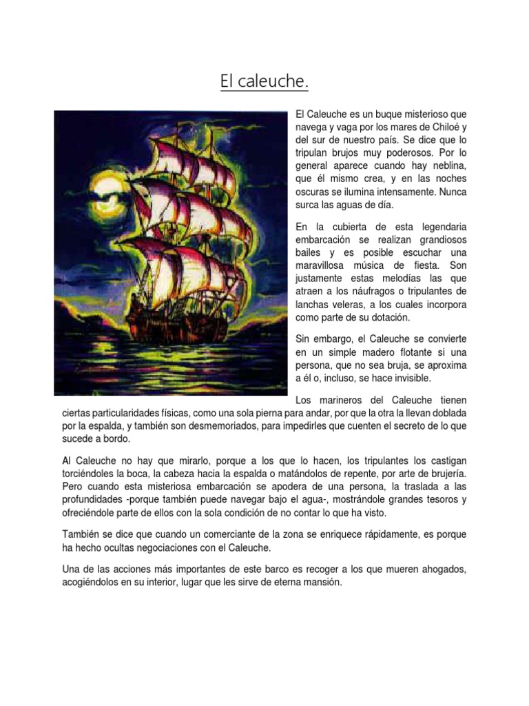 El Caleuche | PDF | Buques