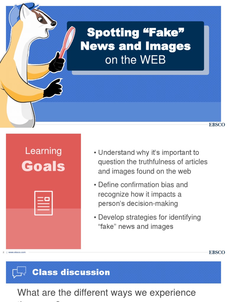 Tips for Spotting Fake News Online | PDF | News | Bias