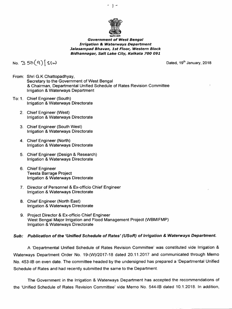 Unified Schedule of Rates 2018 | PDF | Deep Foundation | Soil