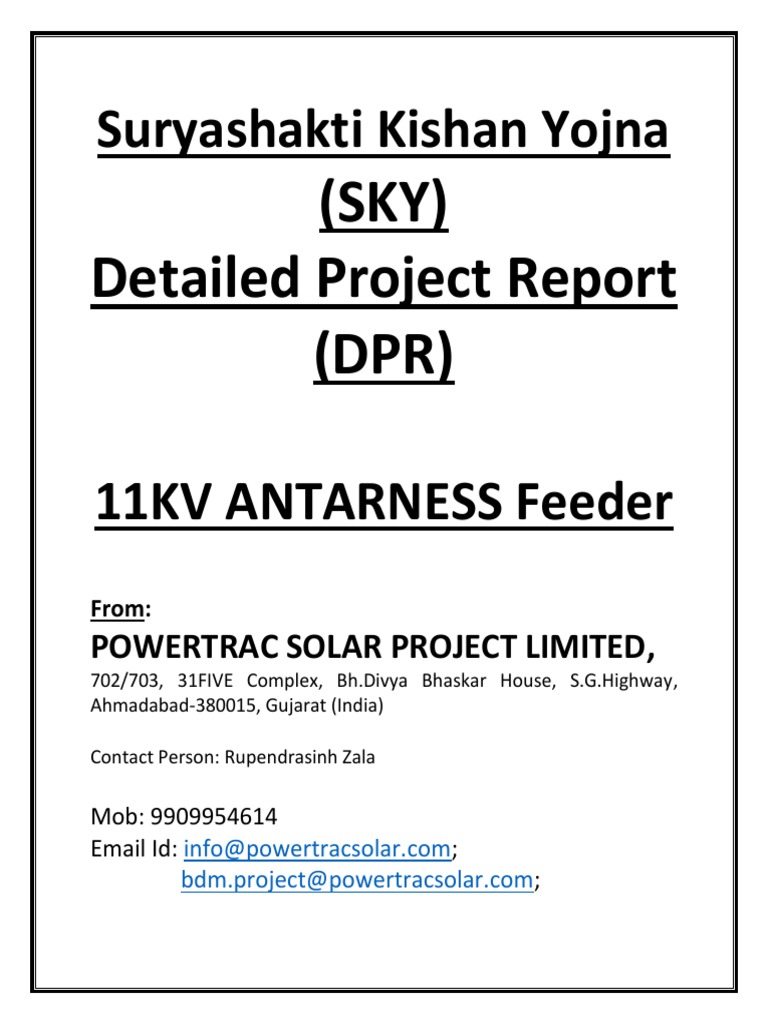 Solar Project Report for Farmers | PDF | Technology & Engineering