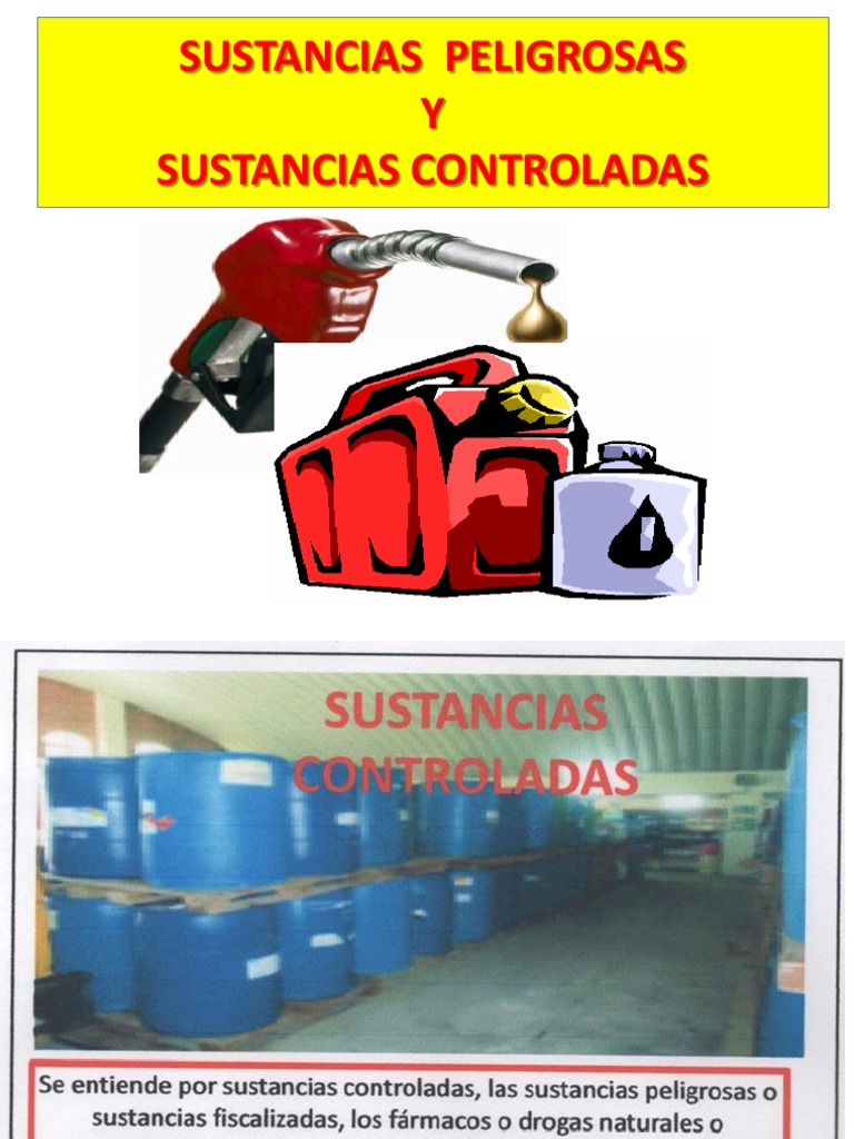 1 - Sustancias Controladas | PDF | Ciencias fisicas | Química
