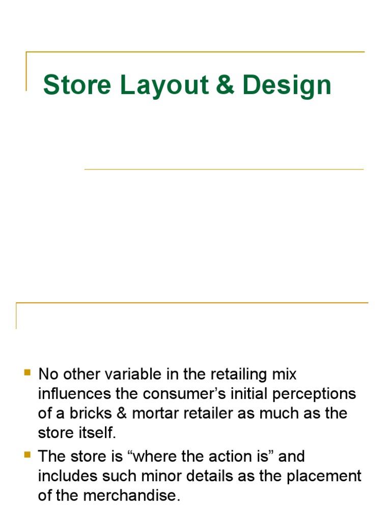 Store Assignment and Layout Strategies | PDF