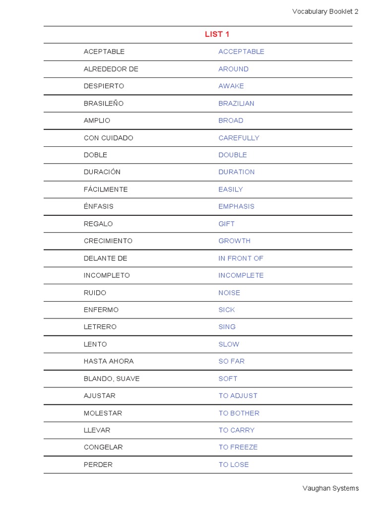Glosario Bilingüe de Vocabulario 2 | PDF | Naturaleza