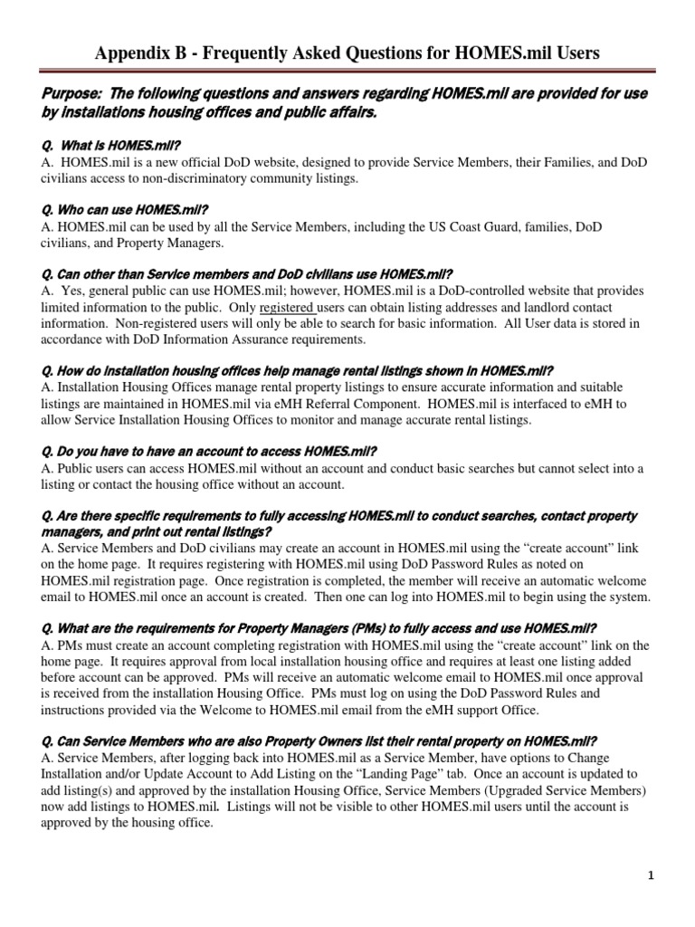 Homes - Mil Faqs | PDF | Faq | Password
