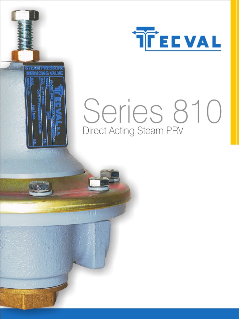 Series 810 Steam PRV: Efficient Pressure Control | PDF | Valve ...