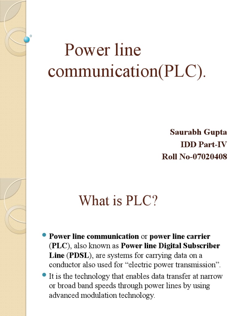 Narrow Band Power Line PLC | PDF | Orthogonal Frequency Division ...