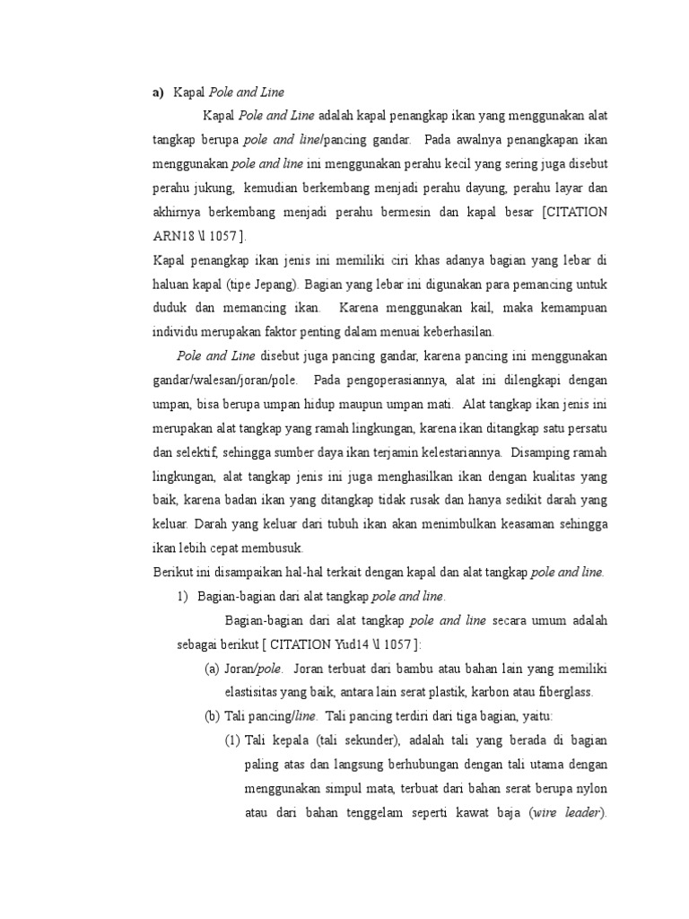Kapal Pole and Line | PDF