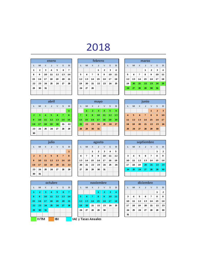 Calendario Fiscal 2018 | PDF | Violence | Unrest