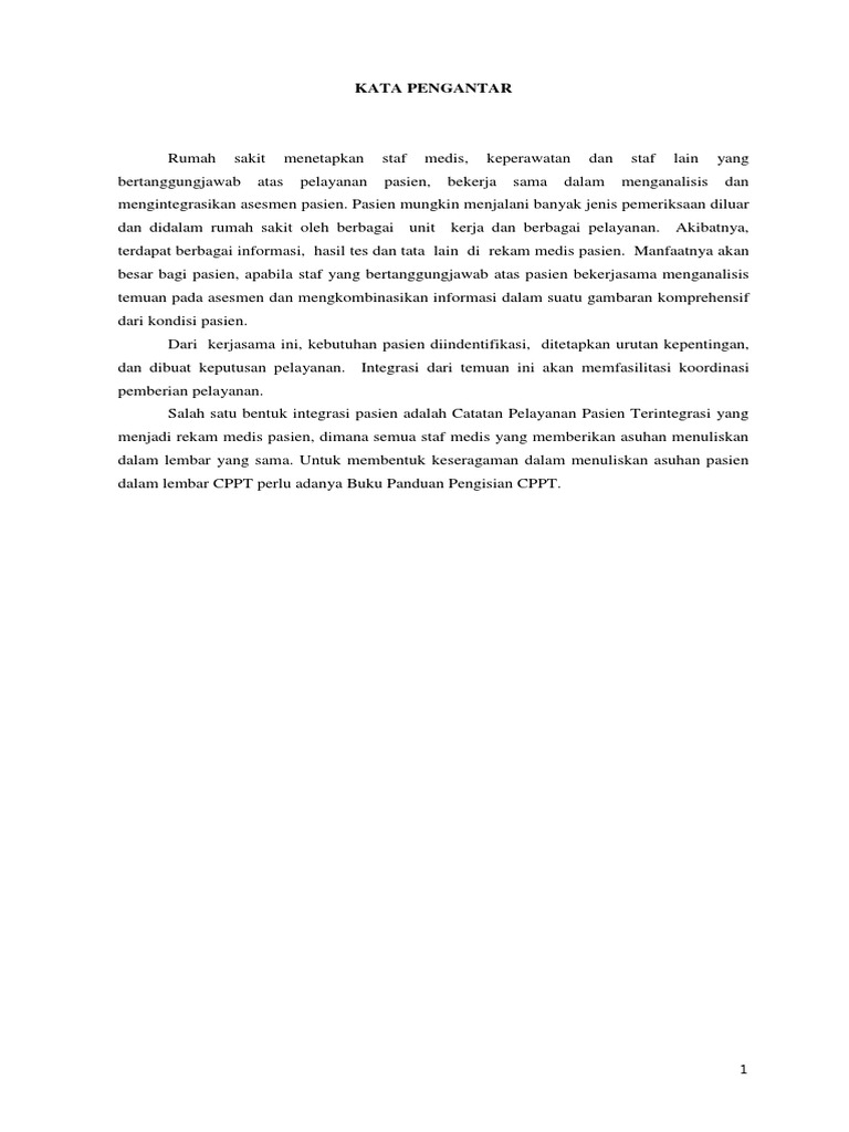 Panduan Pengisian CPPT | PDF